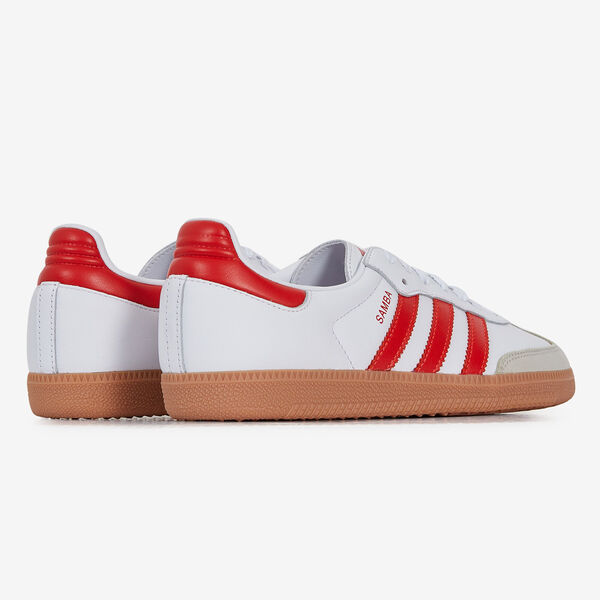 ADIDAS ORIGINALS SAMBA OG BLANCO/ROJO - CORDONES HOMBRE | Courir.es
