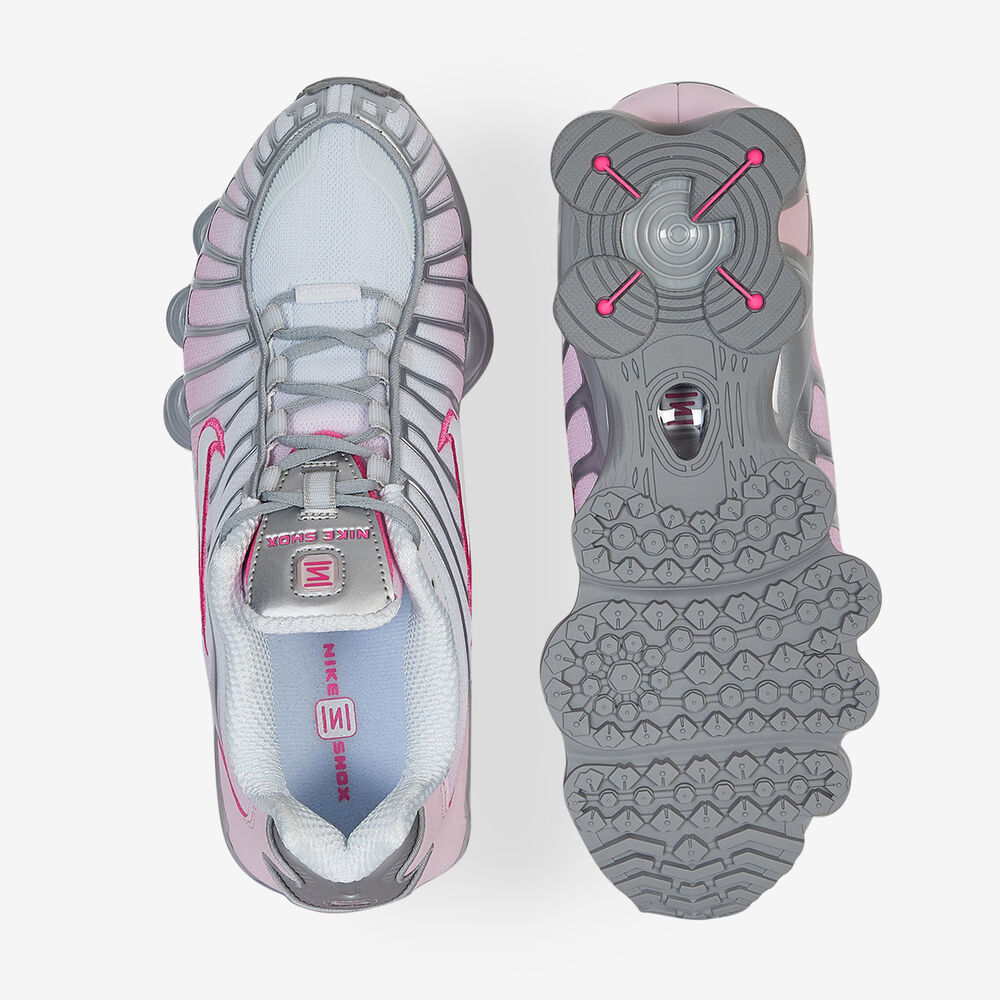 NIKE SHOX TL ROSA/PLATEADO - CORDONES MUJER | Courir.es