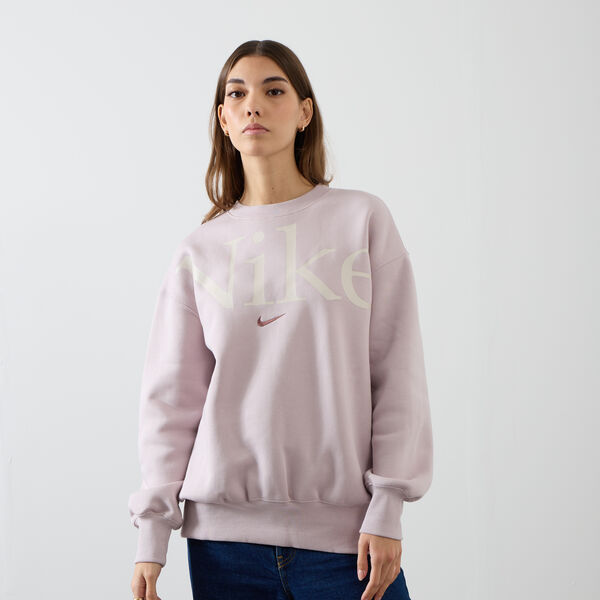 NIKE SWEAT CREW AIR BIG CENTERED LOGO VIOLET - MUJER | Courir.es