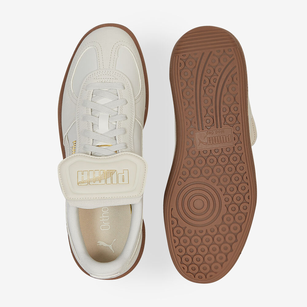 PUMA PALERMO PREMIUM BEIGE - VELCRO,CORDONES MUJER | Courir.es