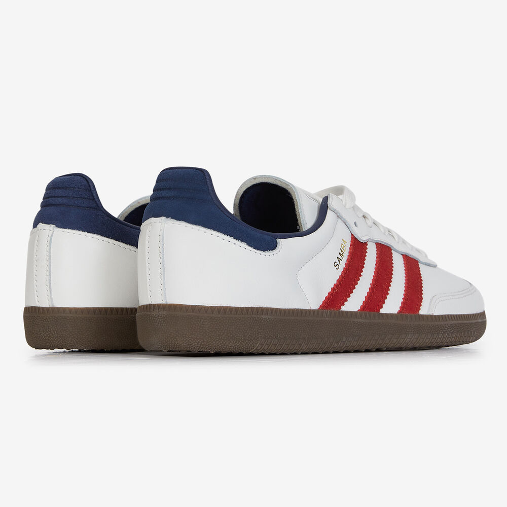 ADIDAS ORIGINALS SAMBA OG BLANCO/ROJO - CORDONES HOMBRE | Courir.es