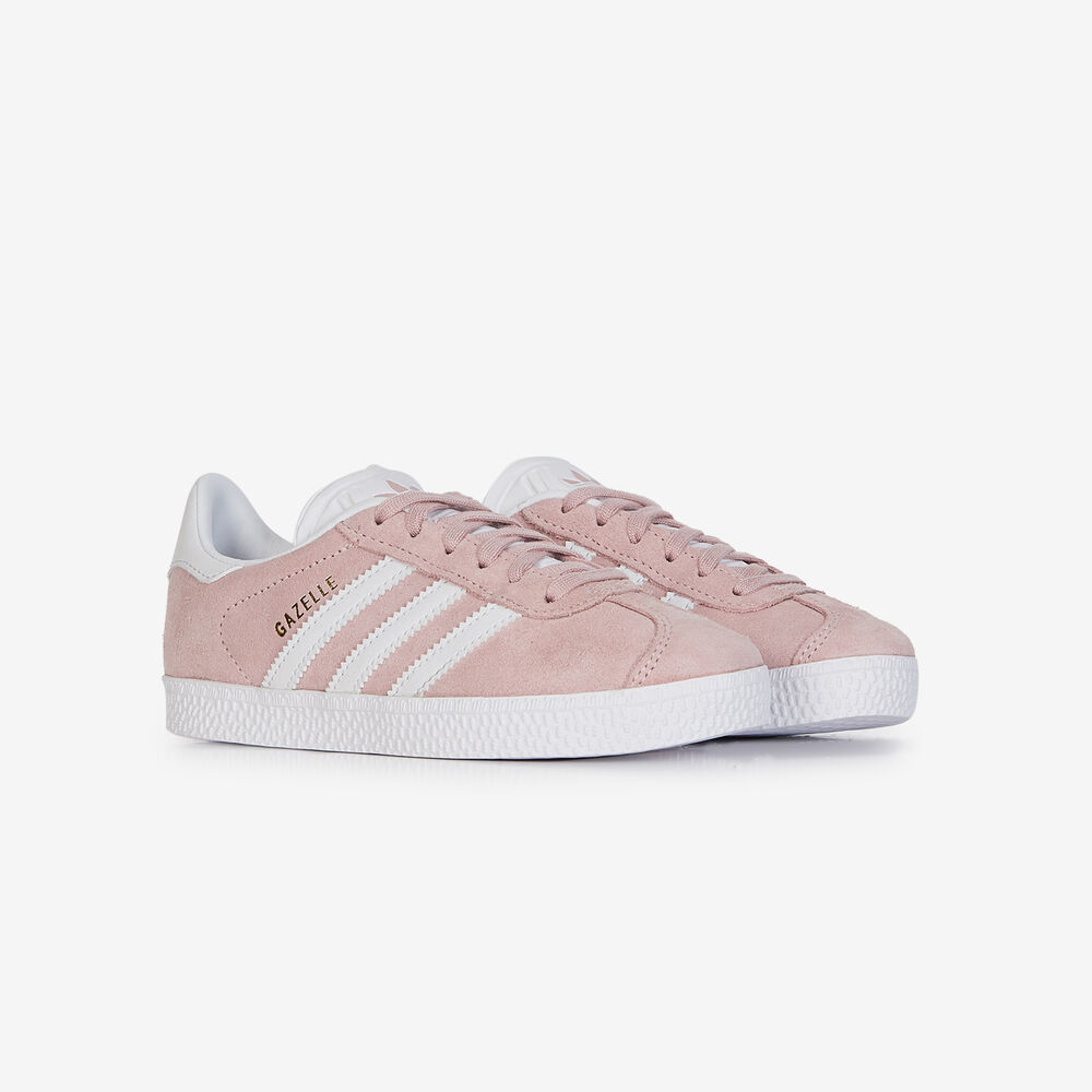 ADIDAS ORIGINALS GAZELLE ROSA/BLANCO - CORDONES NIÑOS | Courir.es