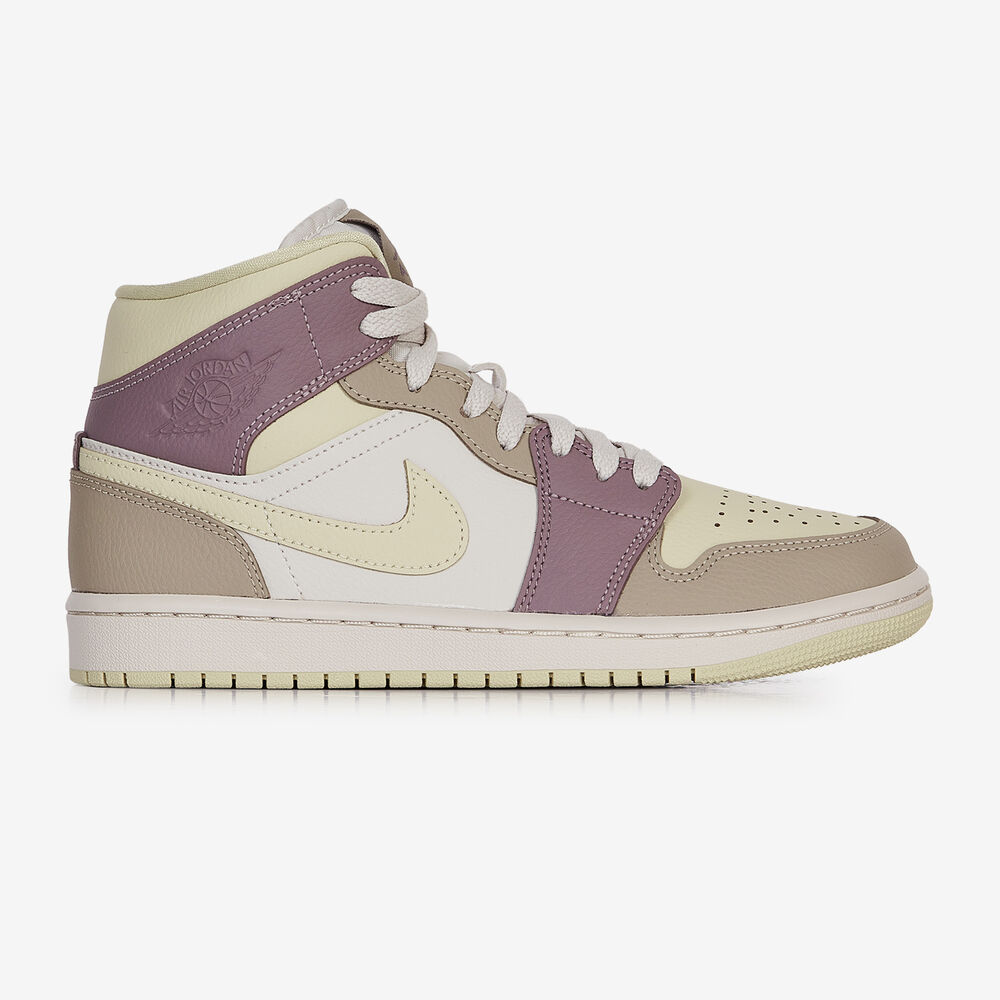 JORDAN AIR JORDAN 1 MID AMARILLO/MORADO - CORDONES MUJER | Courir.es